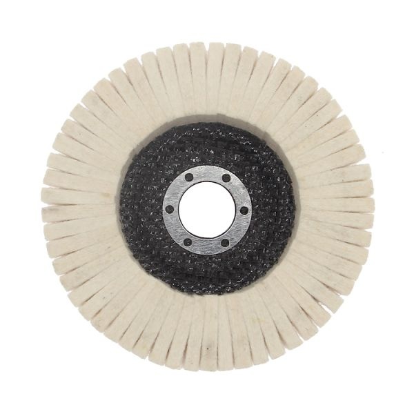 Felt buffing wheel