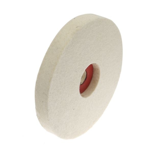Felt buffing wheel