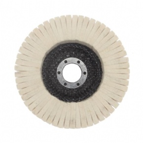 Felt buffing wheel
